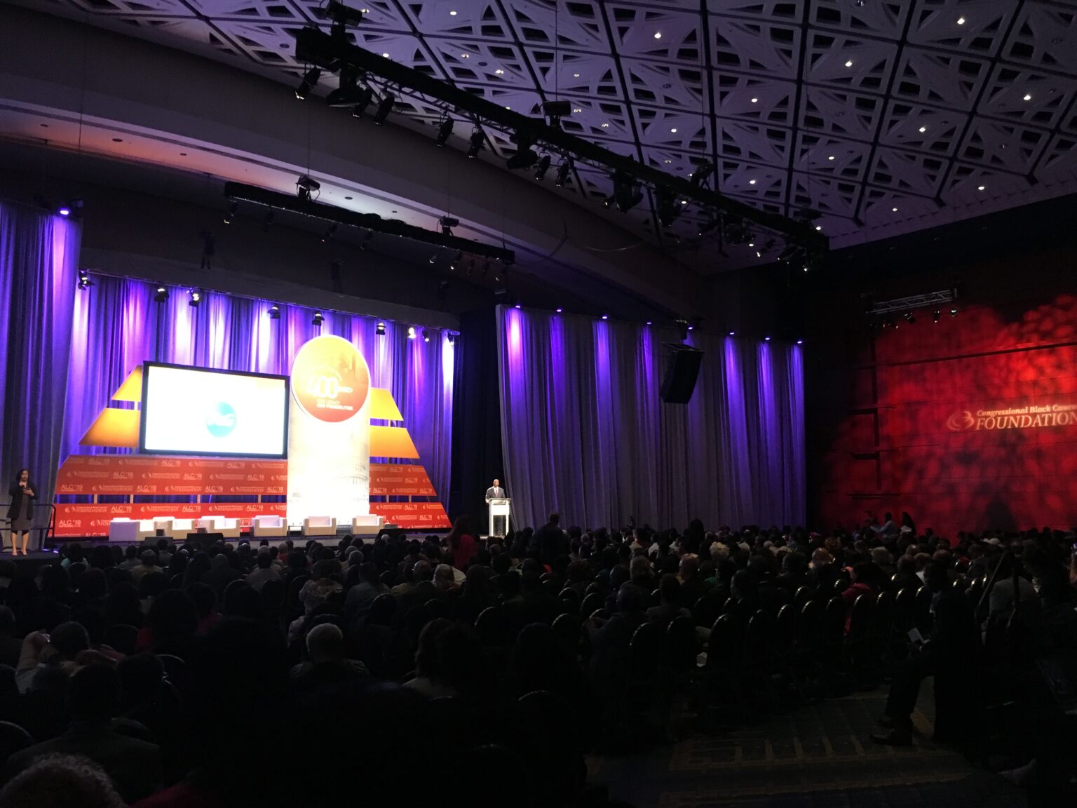Lighting and rigging for Washington Convention Center